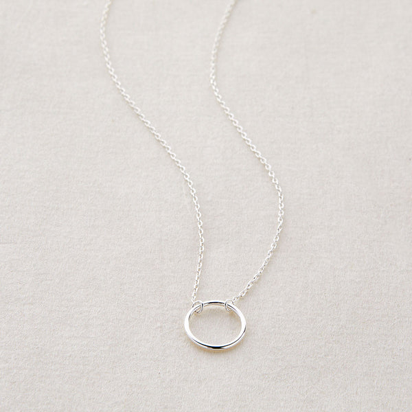 SACRED CIRCLE NECKLACE- SILVER – Silver & Sage Jewelry