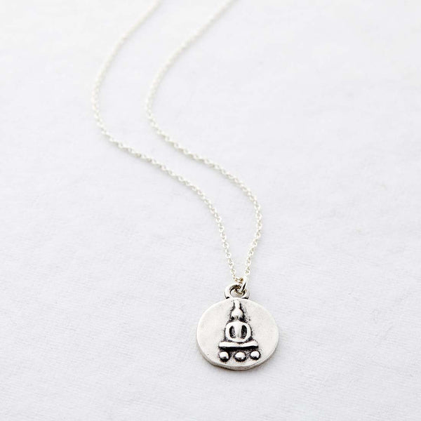 FOUNTAIN OF CALM NECKLACE- SILVER – Silver & Sage Jewelry